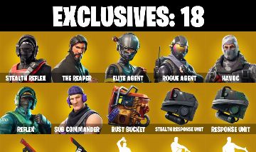 49 SKINS S3 FULL STEALTH REFLEX BATTLE - Fortnite - Contas Fortnite - GGMAX