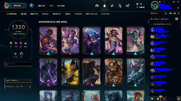 Conta de LoL com 1350 skins + 11600 - League of Legends - Contas - GGMAX