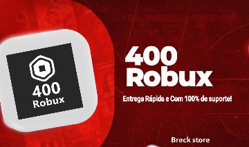 400 Robux por R$26( ENTREGA RAPIDA) - Roblox - Robux - GGMAX