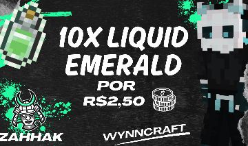 WYNNCRAFT [LIQUID EMERALD] [R$2,50 POR - Minecraft - GGMAX