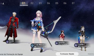 Archer full team, cypher e sparkle - Honkai: Star Rail - GGMAX