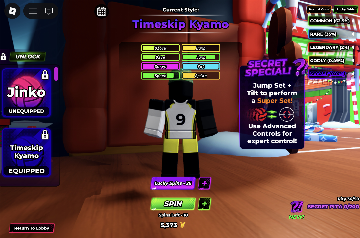 JINKO (FUTURO OG) + TIME SKIP KYAMO - - Roblox - Haikyuu Legends - GGMAX