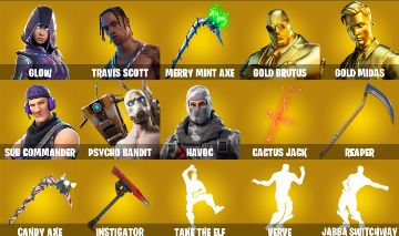 CONTA FORTNITE TRAVIS SCOTT, GLOW , - Fortnite - Contas Fortnite - GGMAX
