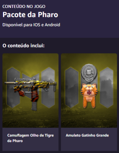 Pacote da Pharo COD Mobile - Call of Duty - GGMAX