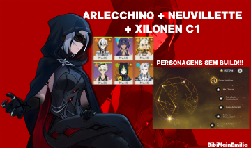 Arlecchino + Xilonen C1 + Neuvillette - Genshin Impact - Contas - GGMAX