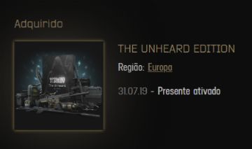 Conta Tarkov (The Unheard Edition) - Escape from Tarkov - GGMAX