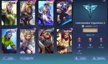 Conta com lesley star anual e collector - Mobile Legends - GGMAX