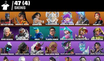 47 SKINS + MAGMATIC MIZUKI + ICONIC ERA - Fortnite - Contas Fortnite ...