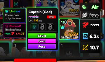 CONTA USSOP UNIQUE, veggeto reape e - Roblox - Anime Adventures - GGMAX