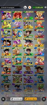 CONTA DE DBL COM 4 ULTRAS + VARIOS LFS - Dragon Ball Legends - GGMAX