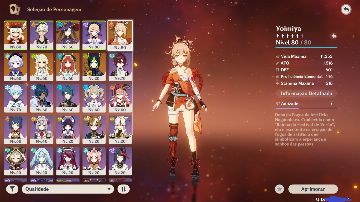 Conta Genshin AR 53 com 6 T5 e yoimyia - Genshin Impact - Contas - GGMAX