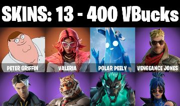 CONTA FORTNITE COM 13 SKINS PETER - Fortnite - Contas Fortnite - GGMAX