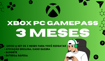 [🟢] XBOX PC GAMEPASS 3 MESES KEY + - Xbox - Game Pass - GGMAX