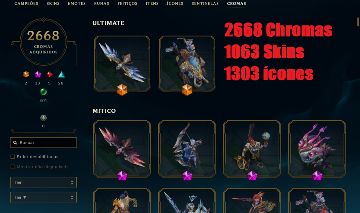 Conta de Colecionador League Of Legends - League of Legends - Contas ...