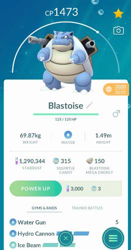 BLASTOISE CLONE + Legacy Hidro Canhão - Pokemon GO - GGMAX