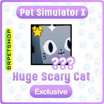 HUGE SCARY CAT - PET HUGE - PET - Roblox - Outros jogos Roblox - GGMAX