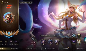 CONTA MONARCA WILD RIFT POUCAS PARTIDAS - League of Legends: Wild Rift ...