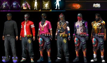 2 e 8 passe com ump Ruby e skins top. - Free Fire - Contas Free Fire ...