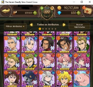 Conta 7DS End game, Varios Collabs, - Seven Deadly Sins - GGMAX