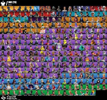 TRAVIS + 303 SKINS + LARA CROFT + MIDAS - Fortnite - Contas Fortnite ...