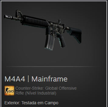 M4A4 | Mainframe | Exterior: Testada em - Counter Strike 2 - Skins - GGMAX