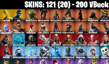 121 skins + Fixer + Gold Midas + Super - Fortnite - Contas Fortnite - GGMAX