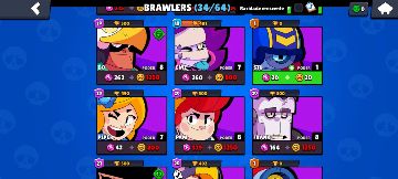 CONTA COM 34 BRAWLERZ! - Brawl Stars - GGMAX