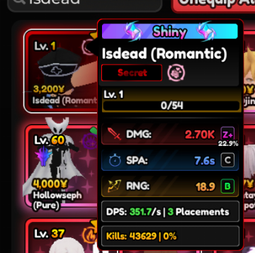 Esdeath Shiny - Roblox - Anime Vanguards - GGMAX