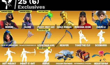 211 SKINS - IKONIK - MINTY - CHUN LI - - Fortnite - Contas Fortnite - GGMAX