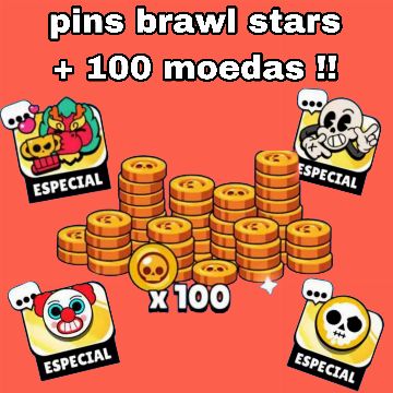 Pins exclusivos brawl stars + 100 - Brawl Stars - GGMAX