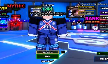 CONTA DE BLUE LOCK RIVALS COM LOKI E - Roblox - Blue Lock Rivals - GGMAX