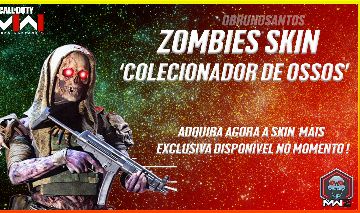SKIN RARA ZOMBIES COD MW3 + BRINDES - - Call of Duty - COD Warzone - GGMAX