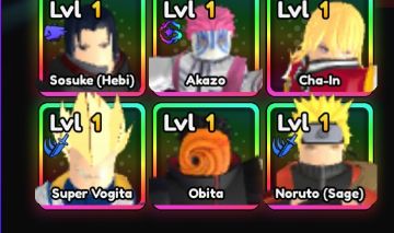 Conta com Sasuke SHINY e AKAZA com - Roblox - Anime Vanguards - GGMAX