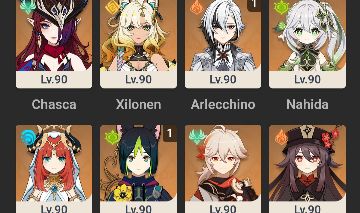 XILONEN+BISS, CHILD+BISS, ARLECCHINO C1 - Genshin Impact - Contas - GGMAX