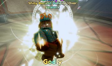 Godly Dio Over Heaven Shiny - Roblox - Anime Last Stand - GGMAX