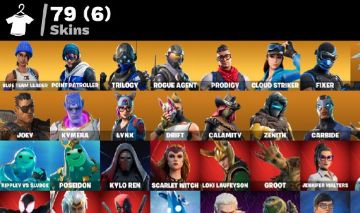 79 skins-rogue agent-rogue - Fortnite - Contas Fortnite - GGMAX