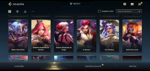 Lendária mf+lendária senna+kda - League of Legends: Wild Rift - Contas ...