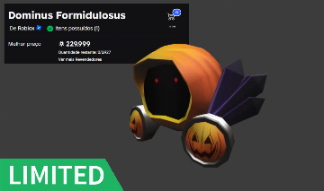 ROBLOX DOMINUS FORMIDULOSUS [LIMITADO] - Roblox - Outros jogos Roblox ...