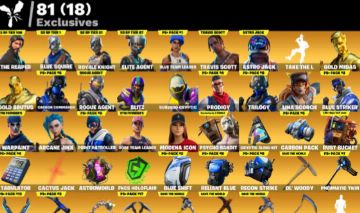 CONTA FORT 290 SKINS TRAVIS SCOOT S3 - Fortnite - Contas Fortnite - GGMAX