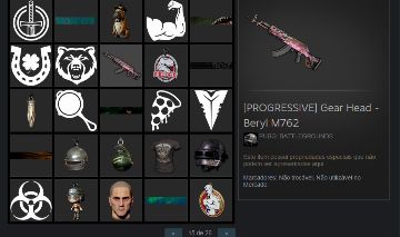Conta PUBG Progressive [BERYL M762 Gear - PUBG - GGMAX