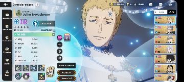 Rei mago+ Carta/Noelle de Praia Conta - Black Clover Mobile - GGMAX