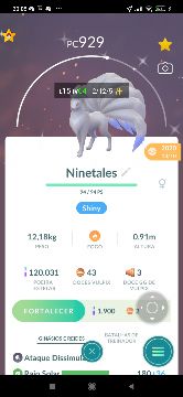 Ninetales shiny - Pokemon GO - GGMAX