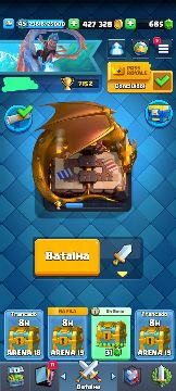 Conta na arena 19 , com o passe atual e - Clash Royale - GGMAX