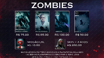 CALL OF DUTY - MISSOES ZOMBIES E SKIN - Call of Duty - COD Warzone - GGMAX
