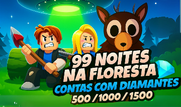 99 NOITES NA FLORESTA CONTAS COM - Roblox - 99 Noites Na Floresta - GGMAX