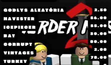LOJA DE MM2 GODLYS HARV E ICEPIECER - Roblox - Murder Mystery 2 - GGMAX