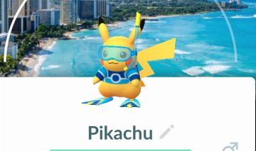 Pikachu com Fundo Honolulu/Havaí - Pokemon GO - GGMAX