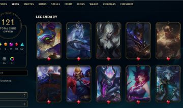 121 Skins, G2, 27 Chromas - League of Legends - Contas - GGMAX
