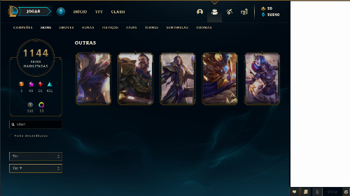 Conta com 1144 skins (PAX TF) - League of Legends - Contas - GGMAX