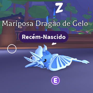 Pet Adopt Me Ice Moth Dragon/Mariposa - Roblox - Adopt Me - GGMAX